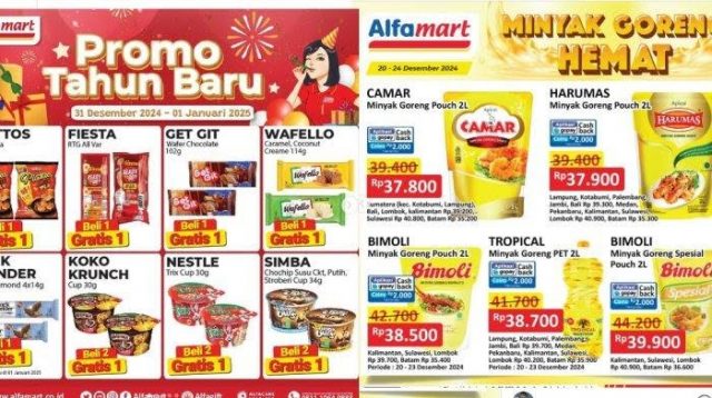 Katalog Promo Alfamart dan Indomaret Hari ini Rabu 1 Januari 2025 Beras ...